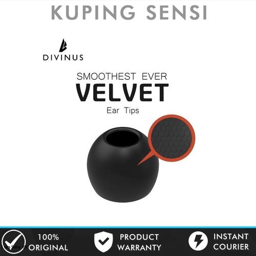 Jual DIVINUS VELVET Ultra Smooth Silicone Eartips for Earphone IEM - MS ...