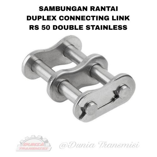 Jual Sambungan Rantai RS 50 Double Stainless Connecting Link RS50x2R CL ...