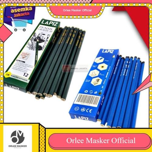 Jual Promo - PENSIL 2B COMPUTER LAPIZ 1 LUSIN (ISI 12) Ready - 1 Lusin ...