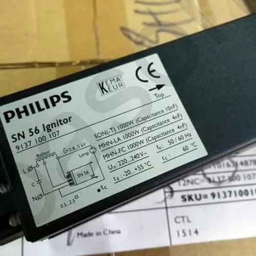 Jual Ignitor SN 56 Tipe Son-T / CDM/MH 1000 Watt 220V merk Philips ...