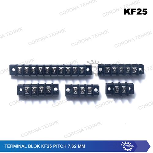 Jual Terminal Blok KF25 Pitch 7,62 mm Terminal Blok Hitam PCB - 3 Pin ...
