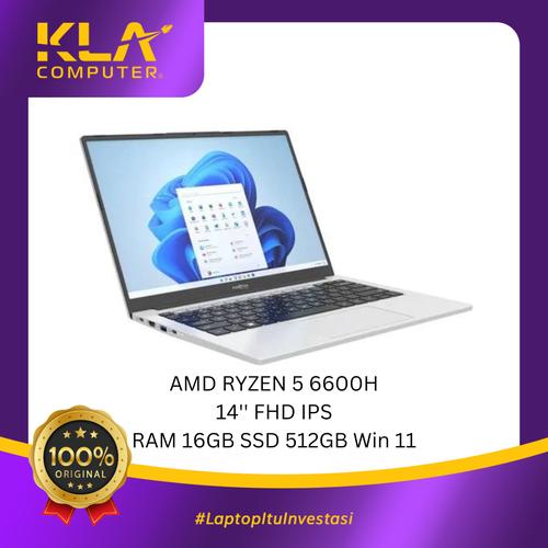 Jual ADVAN Laptop Workplus AMD RYZEN 5 6600H 14'' FHD IPS 16GB 512GB ...