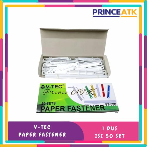 Jual PAPER FASTENER / ACCO PLASTIK / SNELHETCER V-TEC 580 - PUTIH ...
