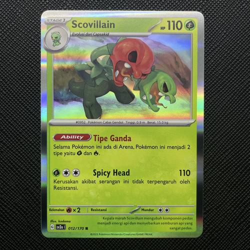 Jual Scovillain foil sv3s kilau hitam kartu pokemon indonesia TCG card - Kota Tangerang ...