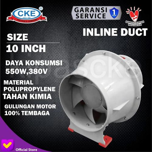 Jual Inline Duct CKE CD-FSJG-2.5T-NO 10 Inch 220V Duct Inline Blower ...