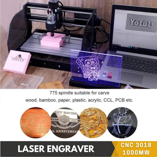Promo Laser Engraver Printer 3D Mesin Laser Ukir Kayu DIY Elektrik ...