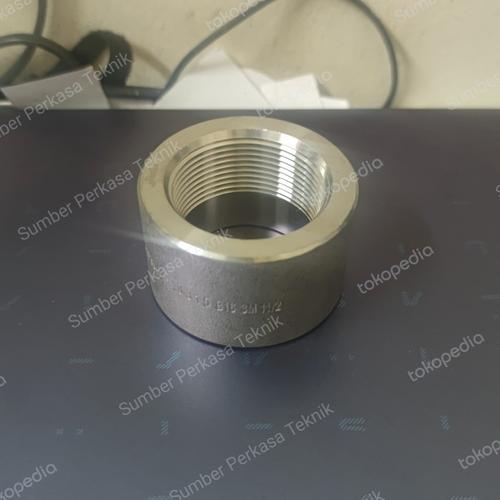 Jual Half Coupling Class 3000 Stainless SS304 Drat 2" inch NPT ...