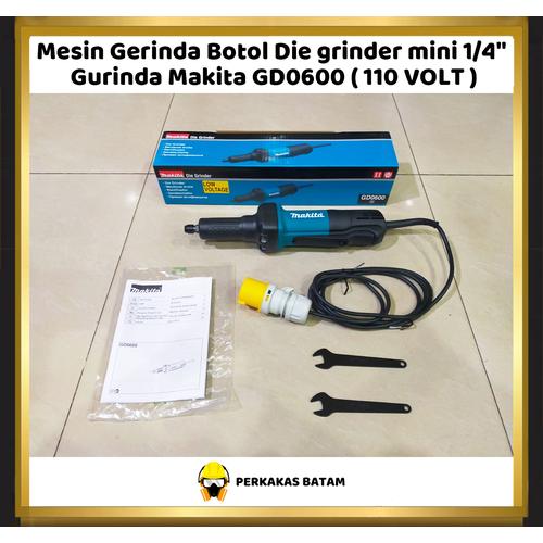 Jual Mesin Gerinda Botol Die grinder mini 1/4" Gurinda Makita GD0600 ...