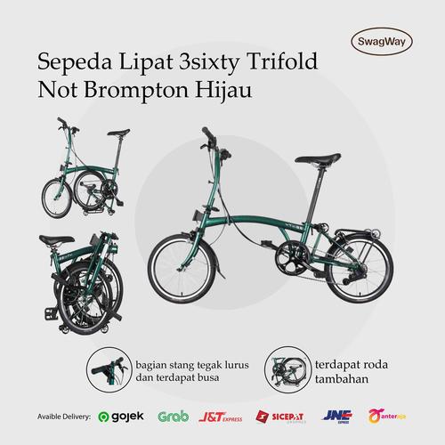 Jual Sepeda Lipat 3sixty trifold 2020 Brompton Folding Bicycle Bike ...