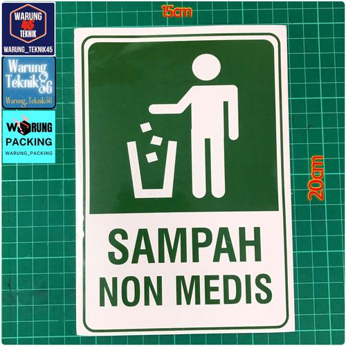 Jual Stiker Sticker Label Tanda Simbol K3/ Limbah B3/ Tong Keranjang ...