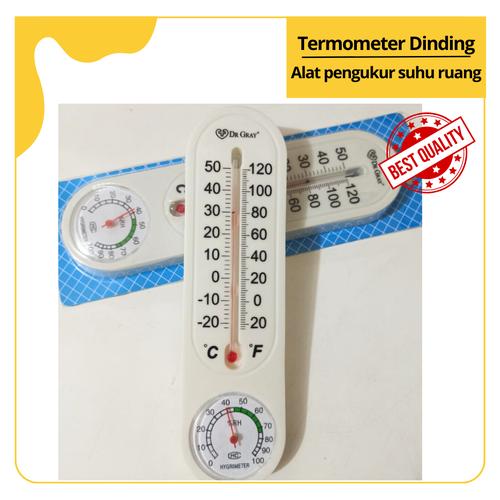 Jual Alat pengukur suhu ruangan Thermometer Wall Termometer Dinding ...