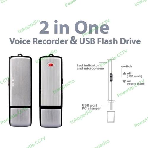 Jual Alat Perekam Suara Mini 32GB Alat Penyadap Suara Voice Rec usb ...