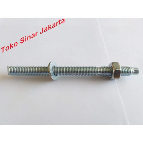 Jual Chemical Anchor Angkur Dynabolt Long Drat Stud Bolt As 10 mm x 130 ...