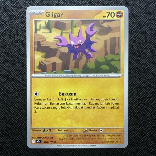 Jual Gligar sv3s kilau hitam kartu pokemon indonesia TCG card - Kota Tangerang - Tokutoys ...