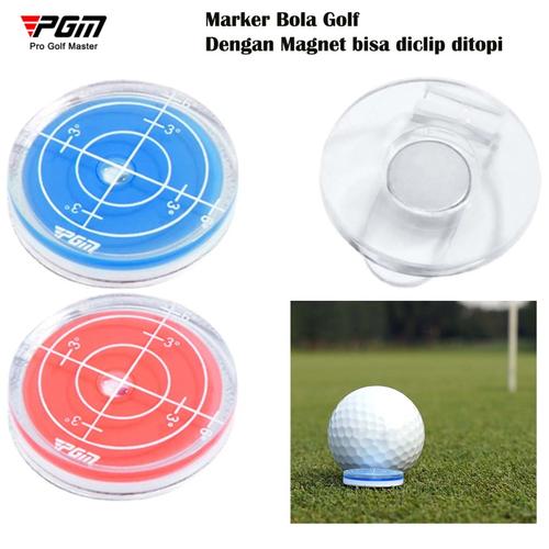 Jual PGM MK011 Magnetic Golf Ball Magnet Marker Bola Cap Hat Clip Mark ...