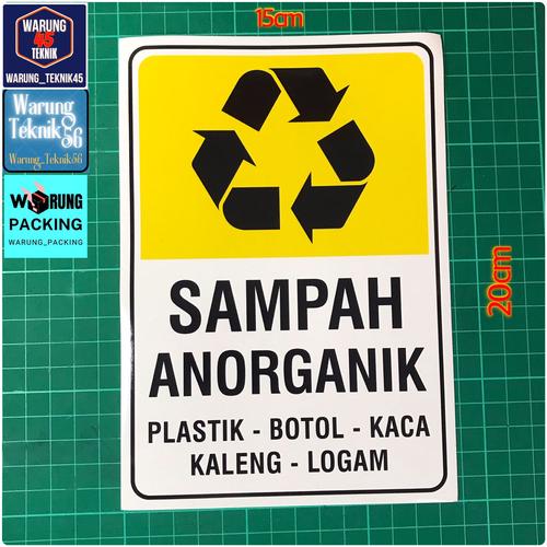 Jual Stiker Sticker Label Tanda Simbol K3/ Limbah B3/ Tong Keranjang ...