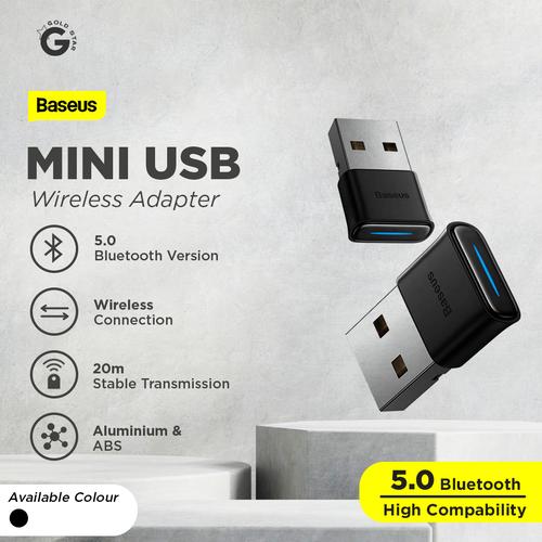 Promo Baseus Mini Usb BA04 Bluetooth Dongle Wireless Adapter V5.0 ...