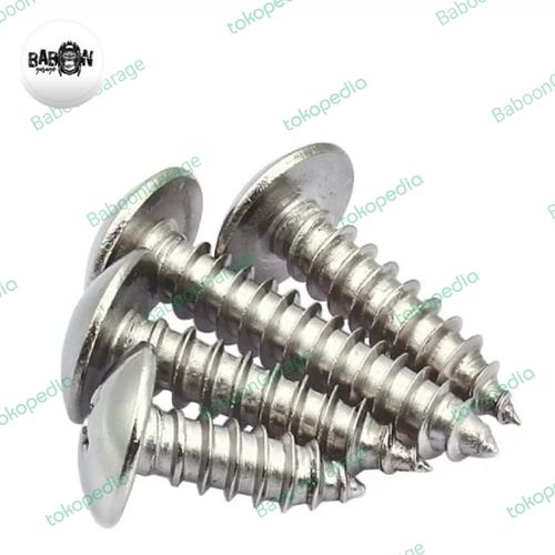 Jual skrup tsat stainless/sekrup tsat SS/ TSAT screw stainless/skrup JT ...