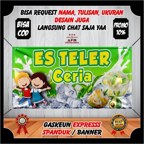 Jual Spanduk Banner Es Teler Ceria Viral - Banner Jualanan Minuman Es ...
