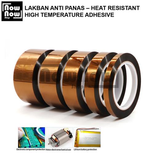 Jual Lakban Anti Panas Tape Isolasi Perekat Heat Resistant High ...