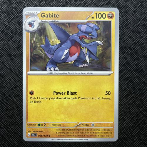 Jual Gabite sv3s kilau hitam kartu pokemon indonesia TCG card - Kota ...