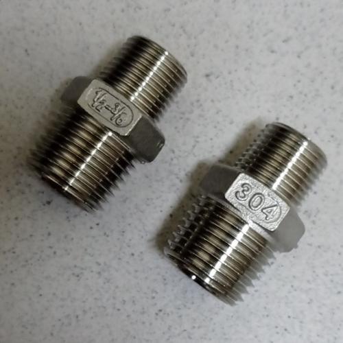 Jual hex nepel / double nepel reducer stainless ss304 drat 2 x 1/2 "inch - Jakarta Barat - LOGAM ...