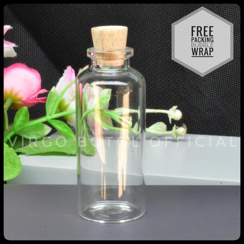 Jual Botol Kaca 30ml Tutup Kayu Gabus Craft - Natural - Kab. Bogor ...