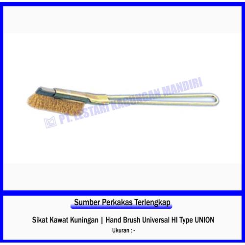 Jual Sikat Kawat / Hand Brush Universal HI tipe UNION - For Stainless ...