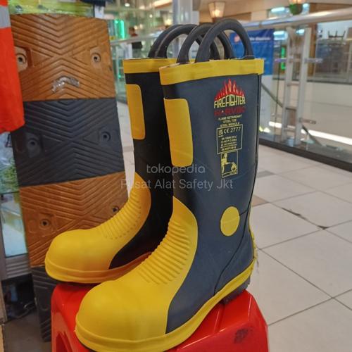 Jual Sepatu Pemadam Harvik Firefighter Boots original - 44 - Jakarta ...