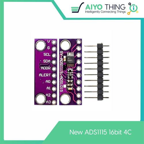 Jual New ADS1115 16bit I2C ADC 4 Chanel with Pro Gain Amplifier Module ...