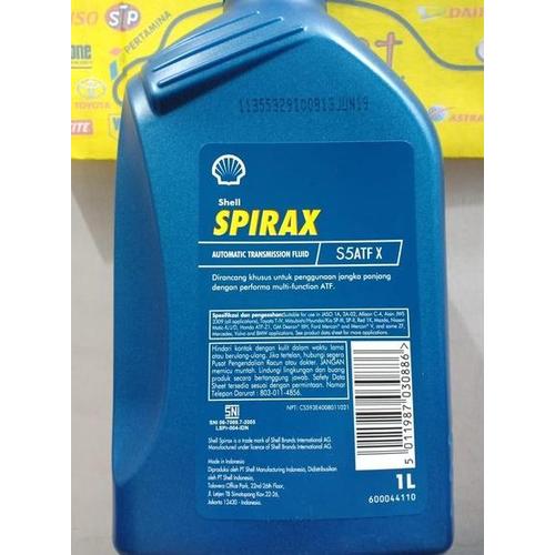Jual OLI SHELL SPIRAX S5 ATF X 1L - OLI SHELL S5 ATF X 1L - OLI ...