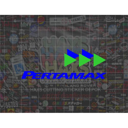 Jual Cutting Sticker Logo Pertamax 2 Warna Ukuran 10 Cm Mobil Motor ...