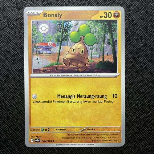 Jual Bonsly sv3s kilau hitam kartu pokemon indonesia TCG card - Kota ...