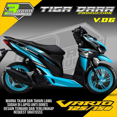Jual sticker motor vario 125 decal full body DS v 06 - light purple ...