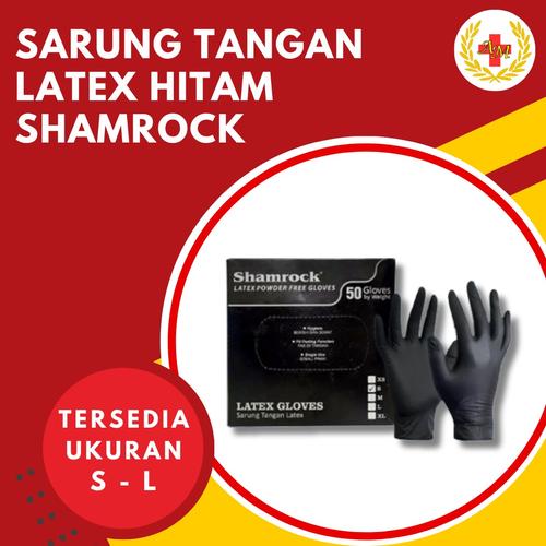Jual Sarung Tangan Hitam Latex Hand Glove Hitam Handscoon Karet - Safe ...