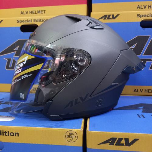 Jual HELM ALV ULTRON PRO SOLID GUNMETAL DOFF - GUNMETAL DOF, M - Kab ...