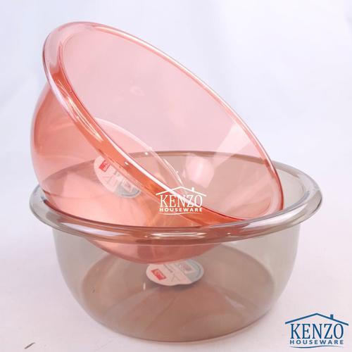 Promo Baskom Bulat Adonan Bak Bening Wadah Sayur Medium Transparan ...