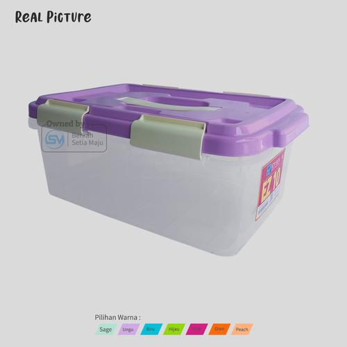Jual EZY CONTAINER BOX CB 10 LITER MURAH KOTAK SERBAGUNA PLASTIK KUAT ...
