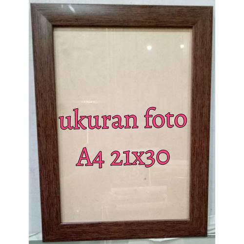 Jual Bingkai ukuran foto 21x30cm, lebar frame 3cm, pakai kaca - Jakarta ...
