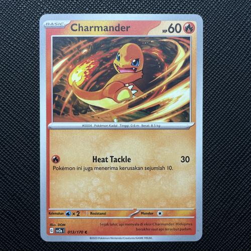 Jual Charmander sv3s kilau hitam kartu pokemon indonesia TCG card ...