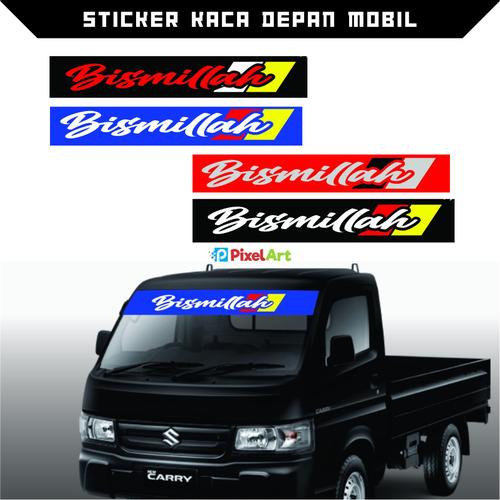 Jual STIKER MOBIL PICK UP STIKER BISMILLAH STIKER KACA DEPAN MOBIL AWET ...