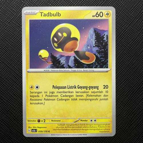 Jual Tadbulb B sv3s kilau hitam kartu pokemon indonesia TCG card - Kota ...