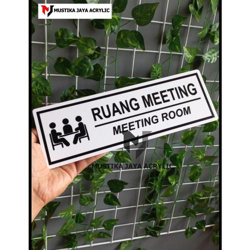 Jual New - papan nama ruang meeting meeting room sign meeting room ...