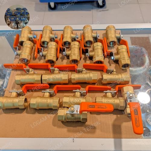 Jual BALL VALVE KITZ KUNINGAN 1/2" INCH STOP KRAN KUNINGAN KITZ ...