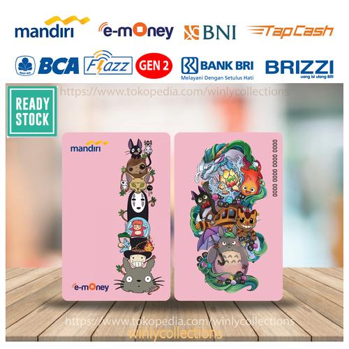 Jual KARTU EMONEY ETOLL ANIME CUTE MY NEIGHBOR TOTORO GIBLI KIDS - 2 ...