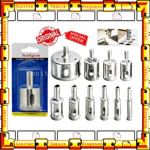 Jual Mata Bor Kaca 5MM - 35MM Soligen Matabor Granit Keramik Alat ...