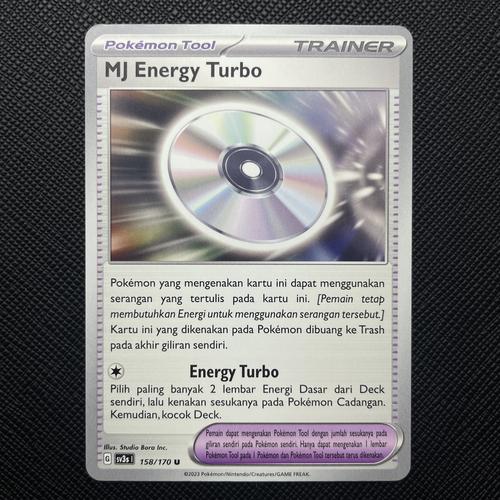 Jual MJ TM energy turbo sv3s kilau hitam kartu pokemon indonesia TCG ...