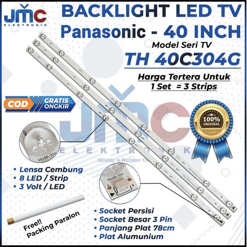 Jual LAMPU BACKLIGHT TV PANASONIC TH-40C304G LED BACKLIGHT TV PANASONIC ...