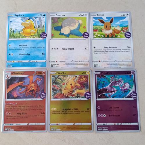 Jual Kartu Pokemon Edisi Chatime Limited Edition 1 Set Lengkap ...
