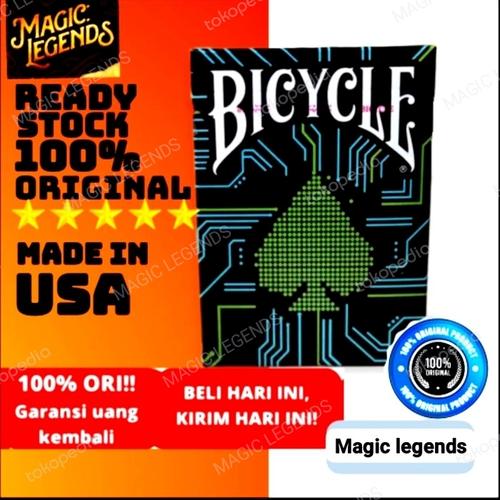 Jual BICYCLE DARK MODE PLAYING CARDS MADE IN USA (SULAP) - Kota ...
